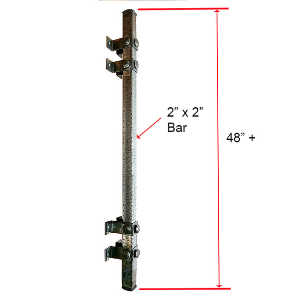 Extra Large Size Door Handle Pull Rustic (Over 48" long) - Wild West ...
