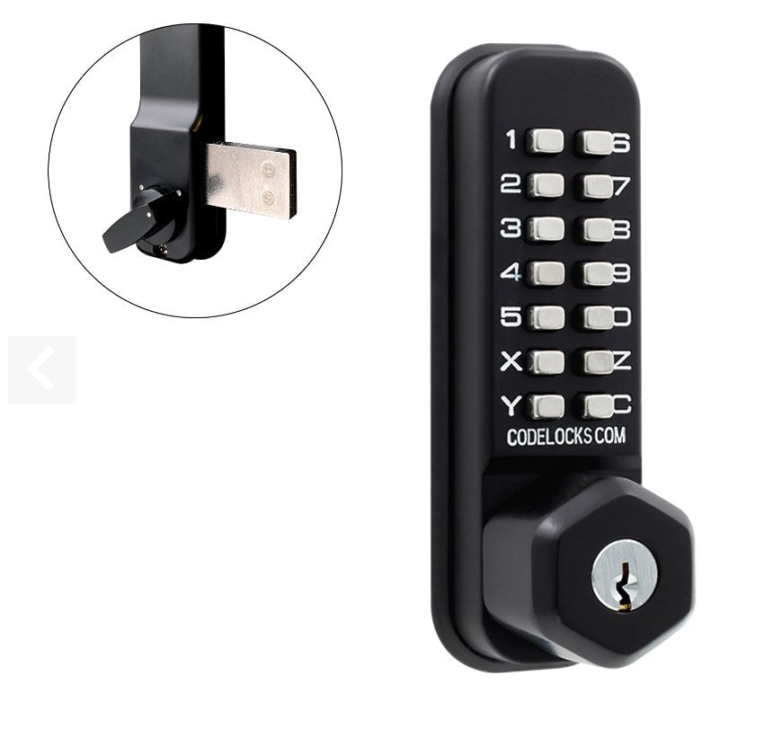Gate Lock with Code - 200 Series - Mechanical Light Duty Deadbolt with ...