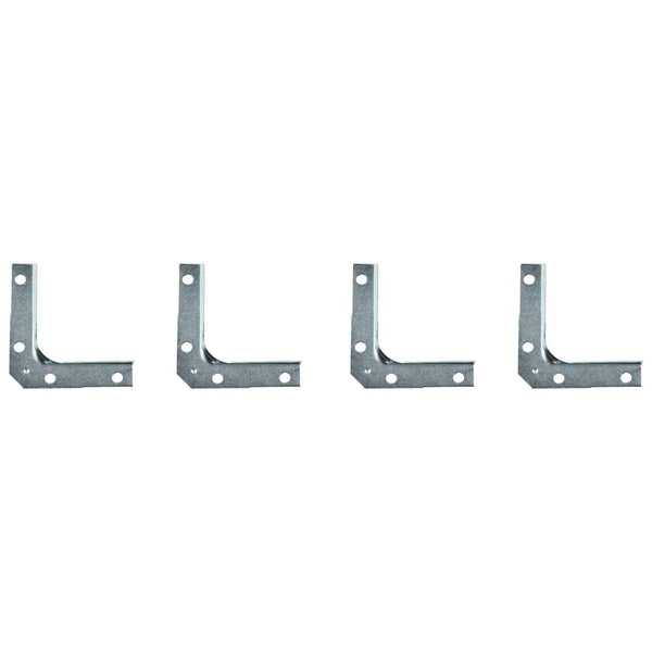 Corner Brace - Zinc Plated - 4 Pack - Wild West Hardware