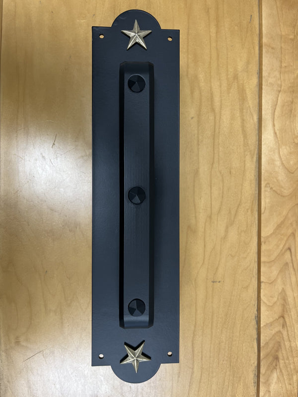 Clearance-Studded Ponderosa Door Pull-BPC - Wild West Hardware