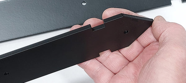 Arts & Crafts Style #2 Decorative Dummy Hinges - Wild West Hardware