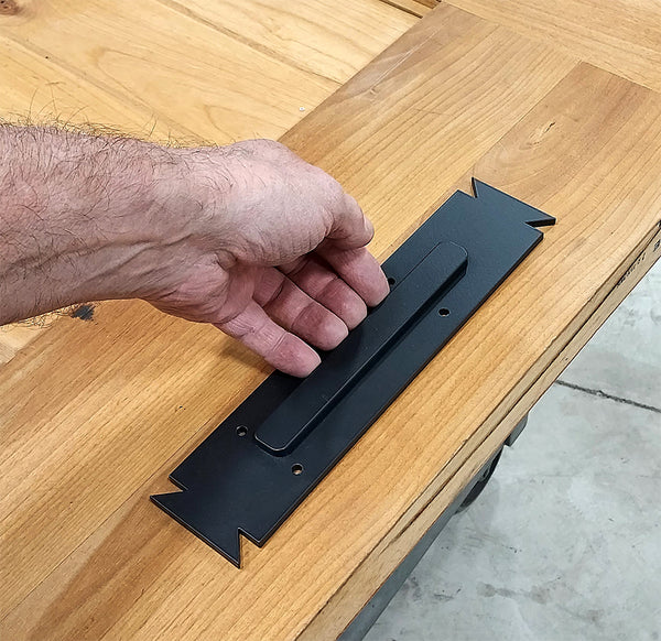 Craftsman Style Finger Pull Handle - Flush Pull Handle - "Easy Mount ...